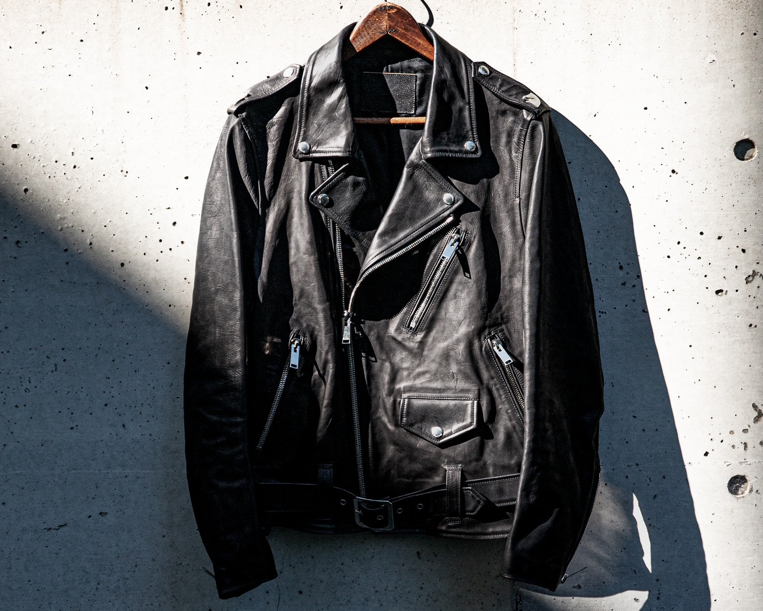 MOTORCYCLE JACKET -CALF- – The Letters