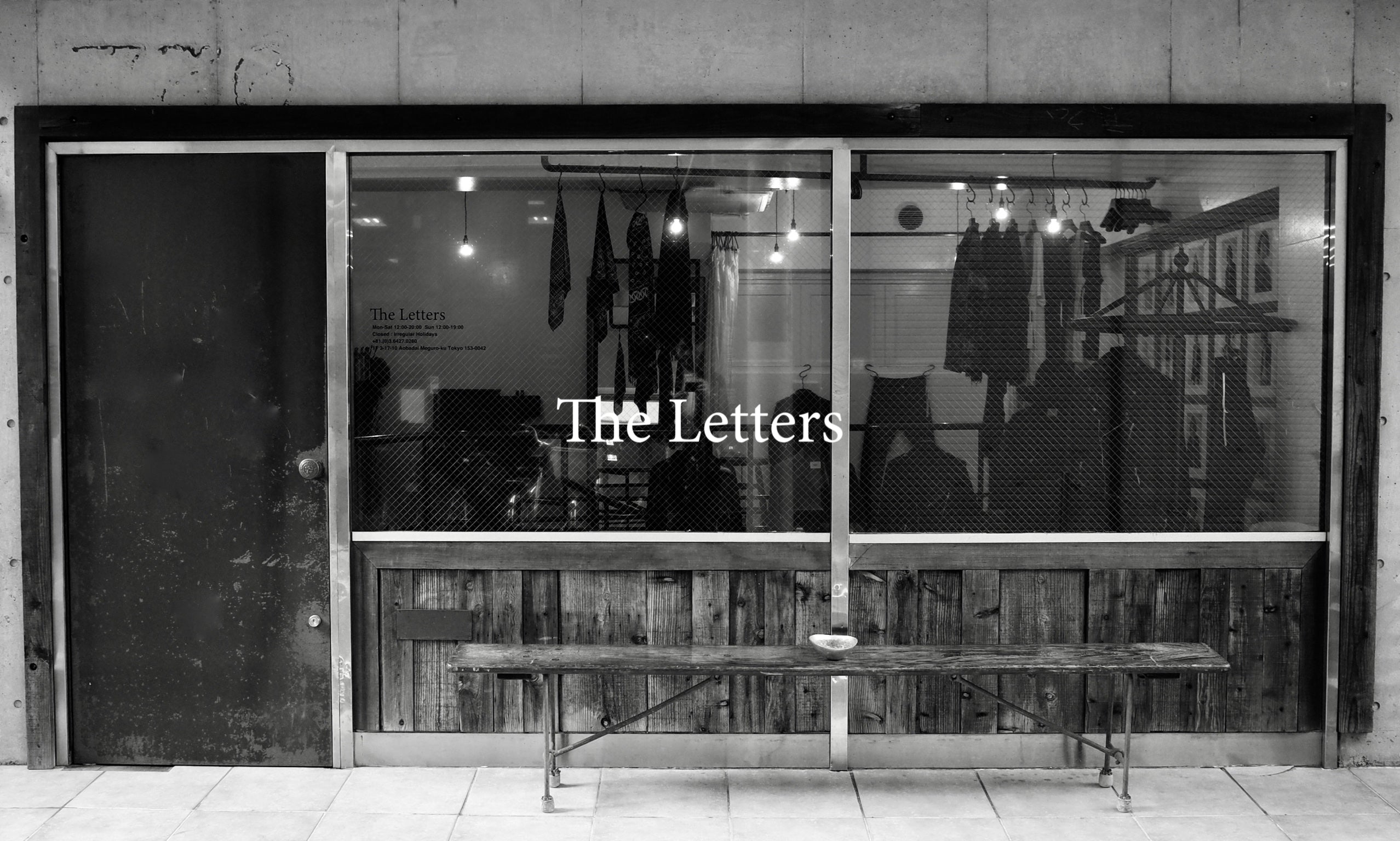 STORE INFORMATION – The Letters